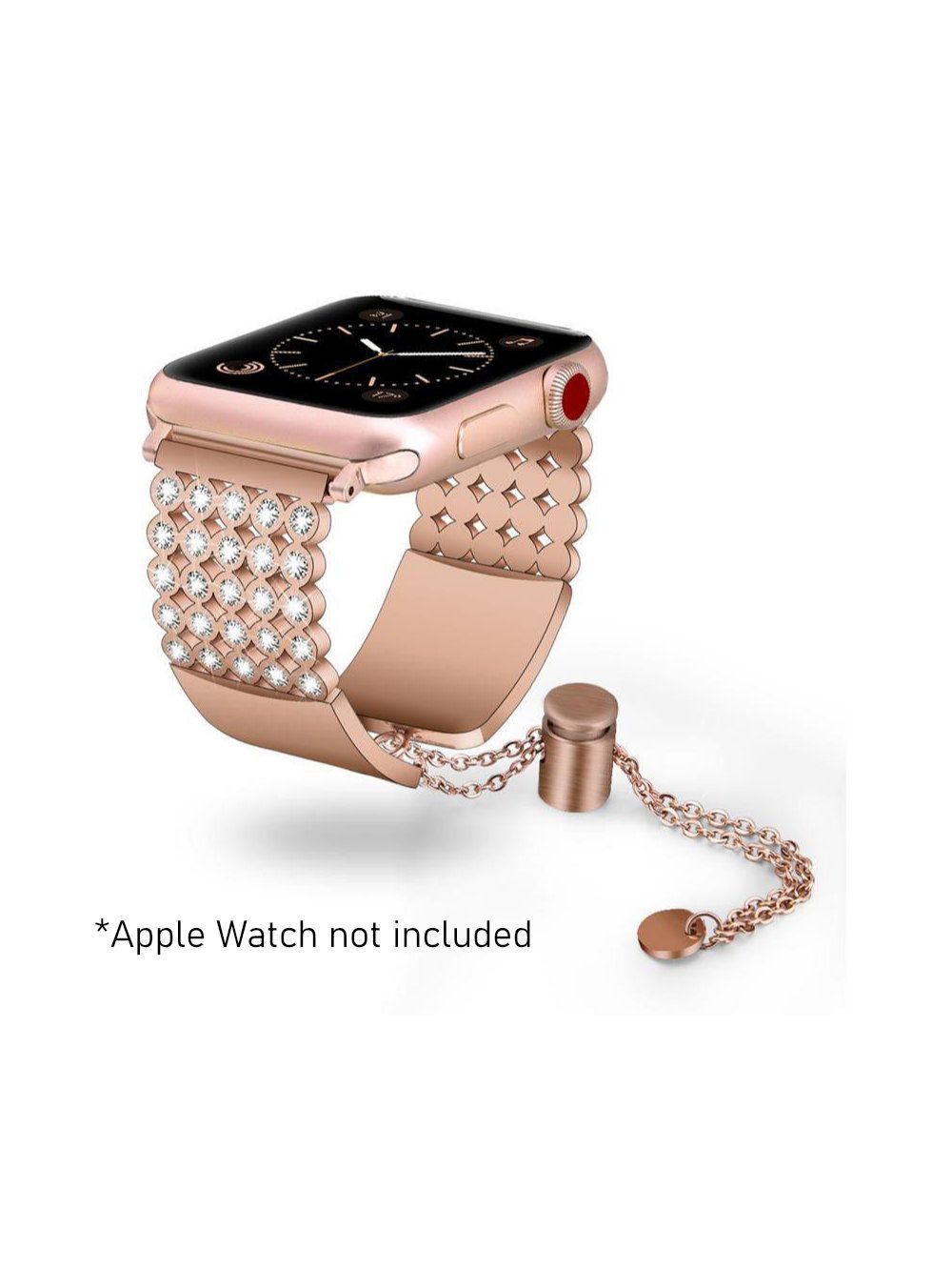 38mm Apple Watch Bangle Stainless Steel Studs – Rose Gold – DailyTek