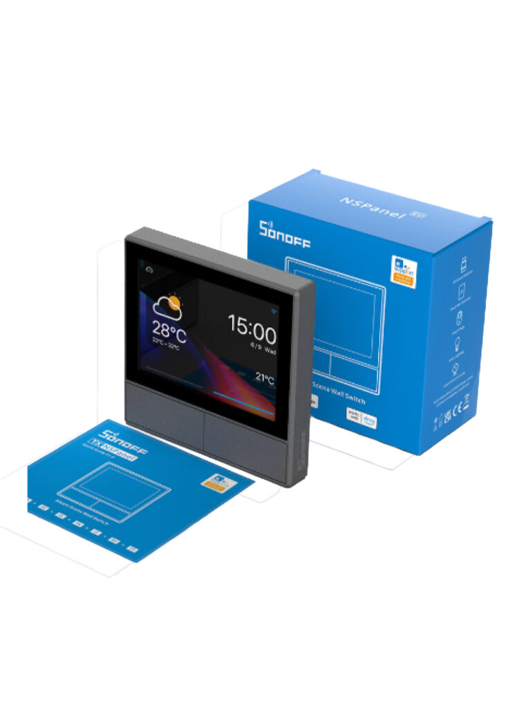 Sonoff NS Panel TX – Smart Wall Display Switch – DailyTek